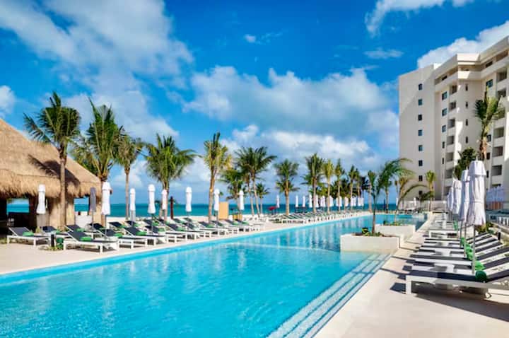 Paraíso Familiar Frente Al Mar - Cancún