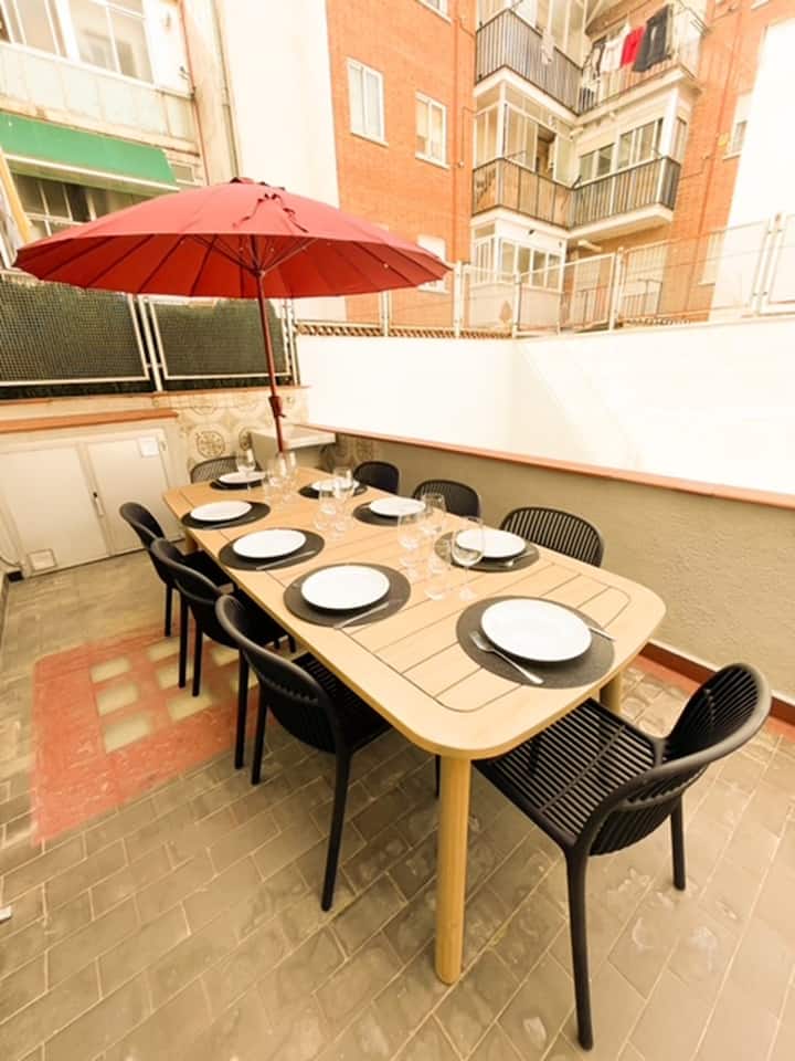 Contemporary Chic With Terrace & Balcony - Humanes de Madrid