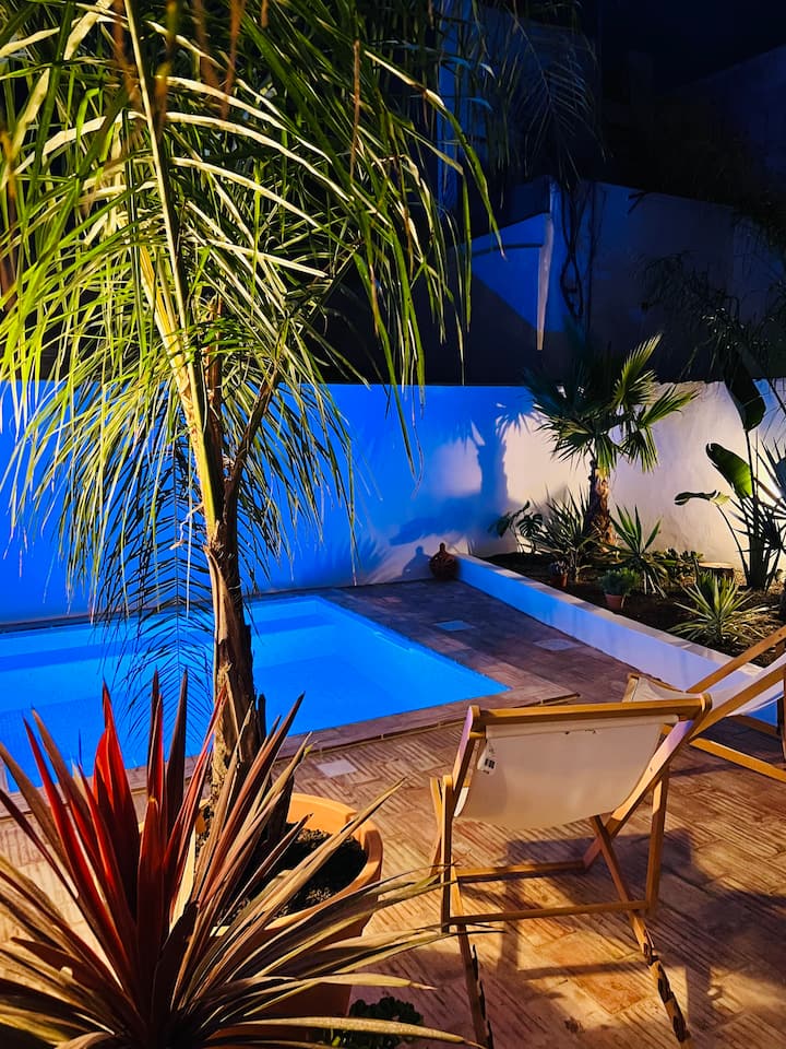 Maison Proche Plage Avec Piscine Casa Jo Fuseta - Santa Luzia