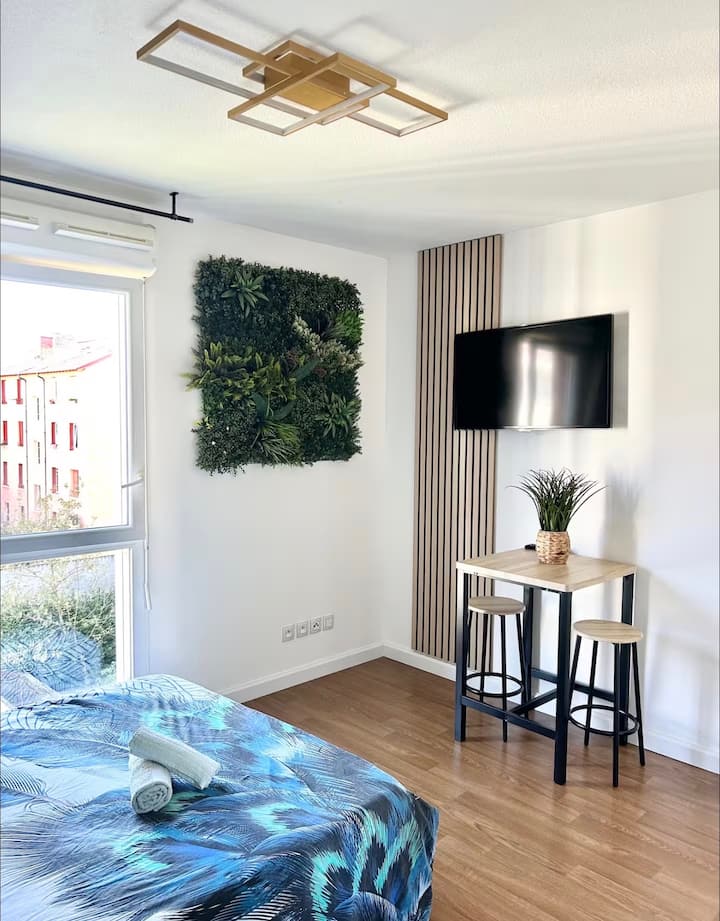 Charmant Studio Rénové + Parking Proche Part-dieu - Lyon