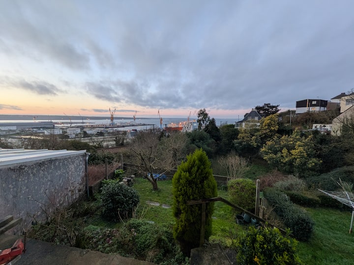 Appartement Saint Marc Vue Rade Avec Jardin - Brest