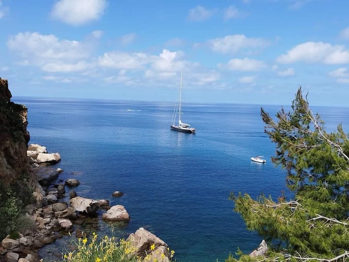 Villa Kaura With 2 Private Beaches & Sea View - Cefalù