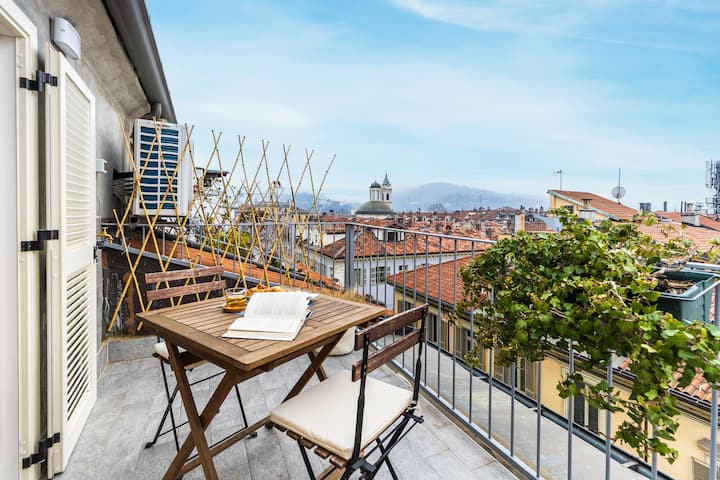 [Terrazza Carlina] - Penthouse Moderne 2 Chambres - Turin