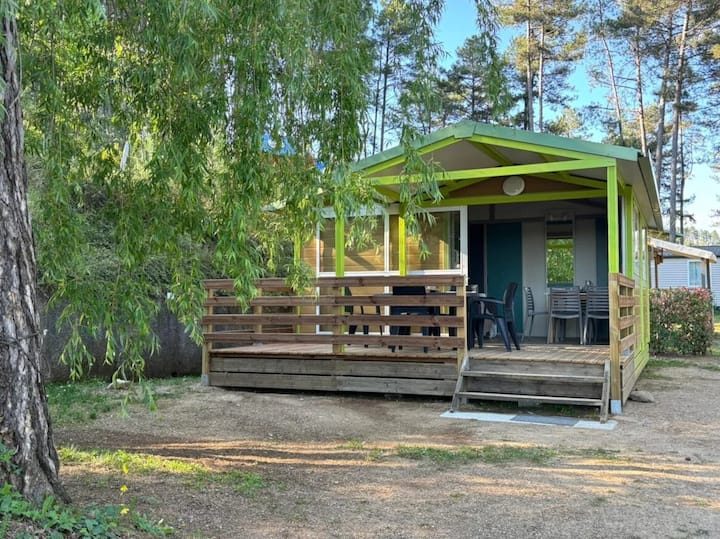 Mimosa - Clim -Tv Chalet 27m² 5 Personnes - Aubenas