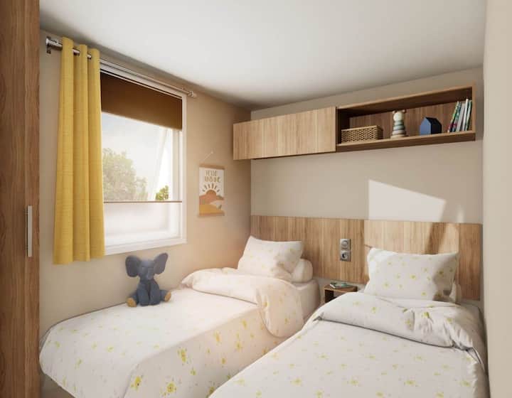 Mobil Home Premium 3 Chambre - 6 Personnes - Clamecy
