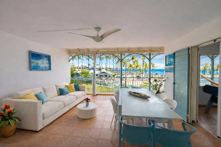 Sur La Plage! Vue Mer Et Montagnes, Piscine, 5 Ch - Guadeloupe