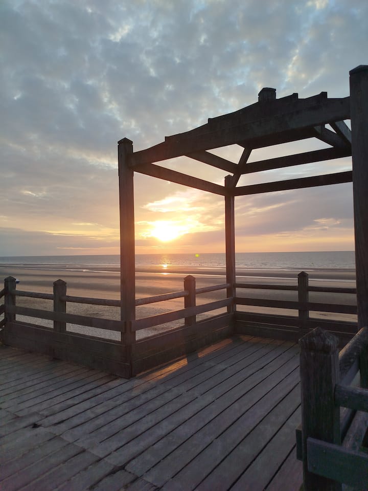 Le Cocoon Des Dunes; Appartement En Rez De Jardin - Bray-Dunes