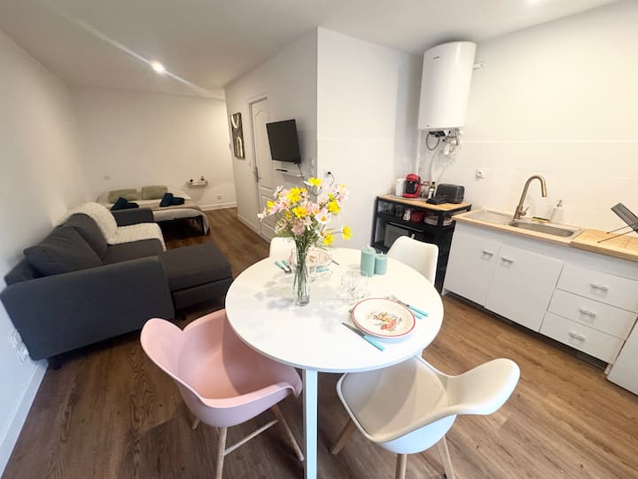 Studio 28m2 Prox A7/gare Jardin+parking Gratuit - Givors