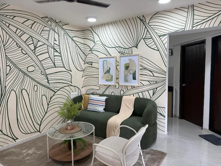 Biophilic 2bhk Mahalaxmi King Bed Tv Wifi Clean - 뭄바이