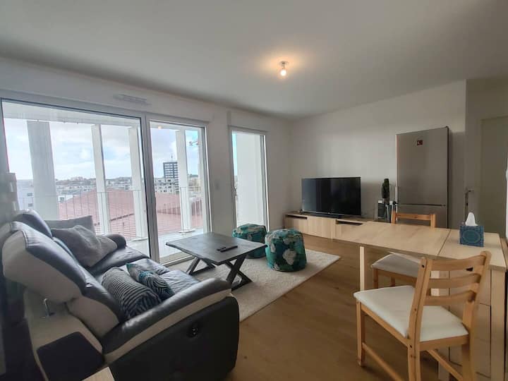 2 Chambres - Au Coeur Des Capucins - Brest