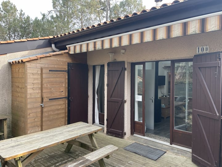 Maison 200m Plage Bourdaines, Terrasse 6p - Seignosse