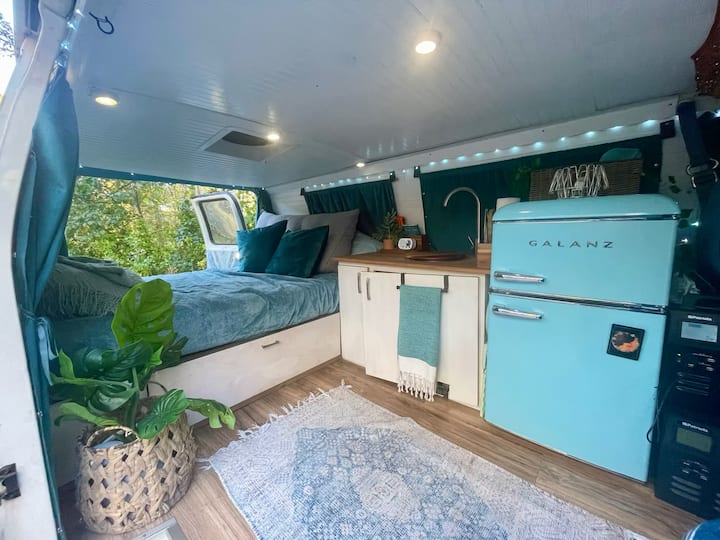 Boho Blue Camper, Meet Cosmo! - Atlanta, GA