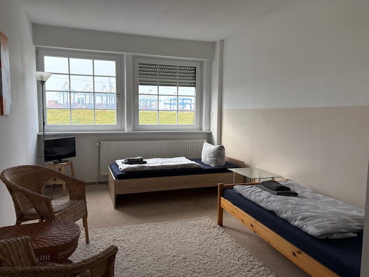 Deich 12 Funktionales Apartment Mit Hafenblick - Bremerhaven