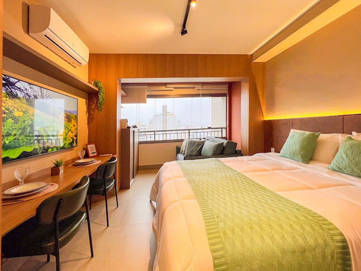 Vista Panorâmica Premium 22º Andar-jacuzzi Rooftop - Brazil