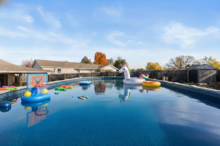 T Fun Pool, Hot Tub, Arcade Game Split-level House - Babler State Park, Wildwood