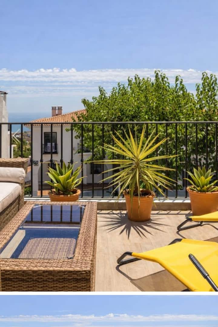 Duplex Apartman With Sunny Terrace In Mijas Pueblo - Mijas