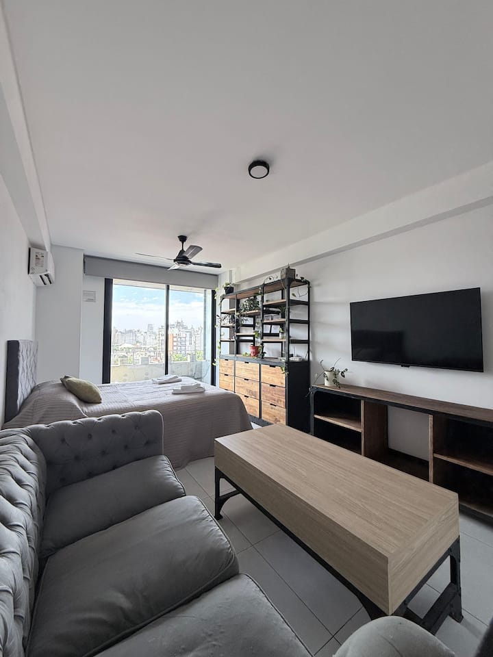 Loft Moderno Y Luminoso, Con Terraza Y Cochera - Rosario