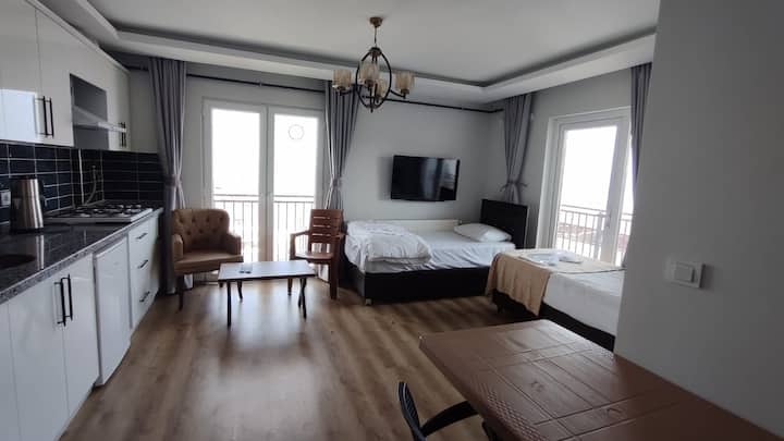 Ful Deniz Manzaralı 1+1 Daire - Kavala
