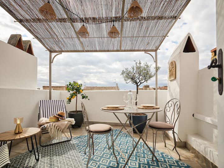 Terrasse • Hôtel Particulier • King • Aix Centre - Aix-en-Provence