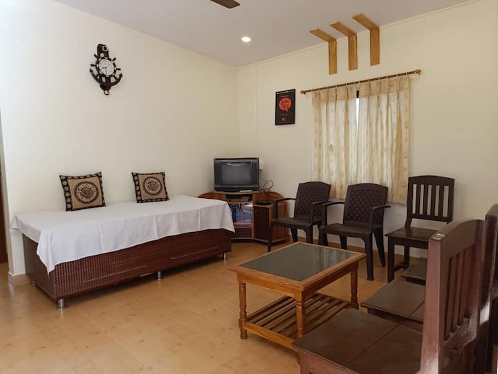 3 Bedrooms Ac Bungalow - Ganpatipule