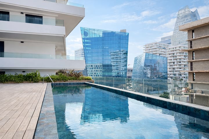 Uptown Cfc • Piscine • Gym • Free Parking - Casablanca, Maroc