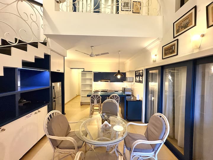 Modern 2bhk In Arpora | Pool | Near Baga - Goa