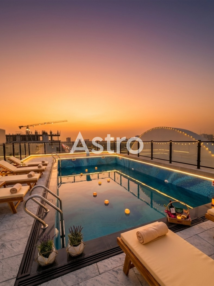 Astro | 1br Condo |Self Check In | Mm Alam Gulberg - Lahore
