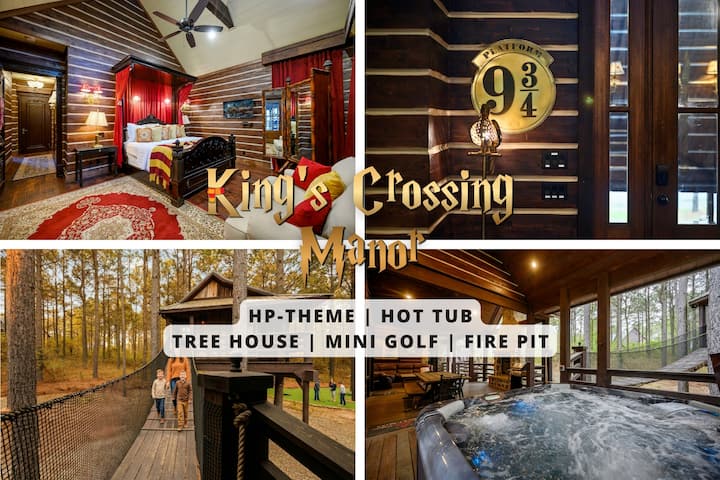 Hp-themed Retreat W/ Hot Tub, Game Room, Fire Pit! - Hochatown, OK