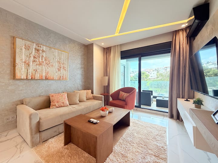 Studio Luxe éLégant • Piscine • Plage & Gare 2 Min - Tanger