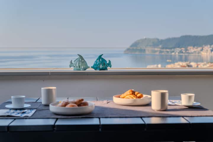 Skyline Alassio - Attico Vista Mare & 2 Posti Auto - Alassio