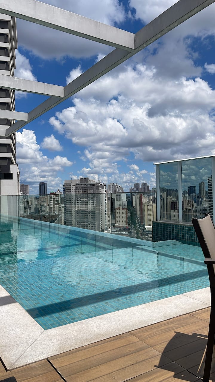 Dna Premium Bueno | Piscina Infinita + Garagem - Goiânia