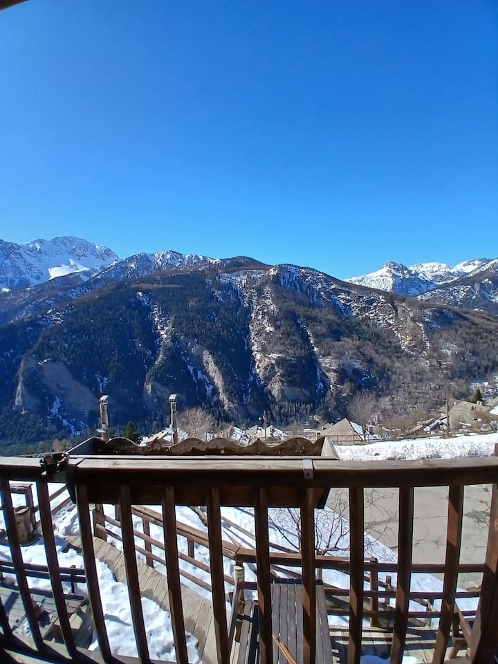 Monolocale Con Balcone Vista Montagna - Névache