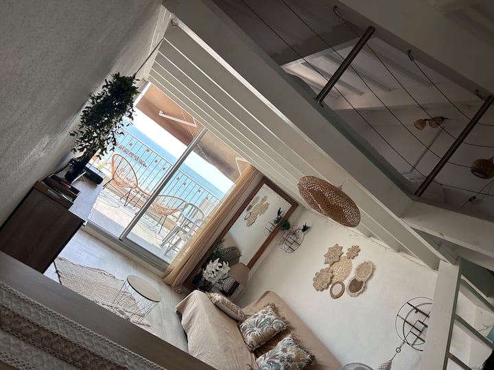 Appartement Vue Mer 50m De La Plage Parking Privé - Agde