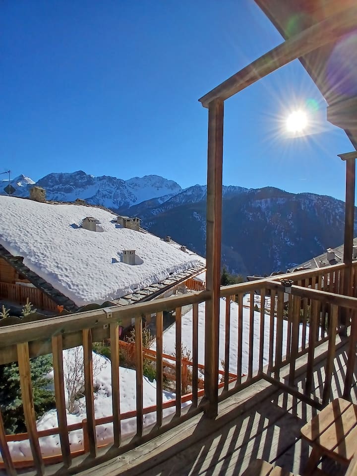 Bilocale Con Soppalco E Balcone Parziale Montagna - Bardonèche