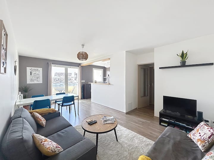 Agréable T2 ÎLe De Nantes, 4 P, Proche Centre+tram - Nantes