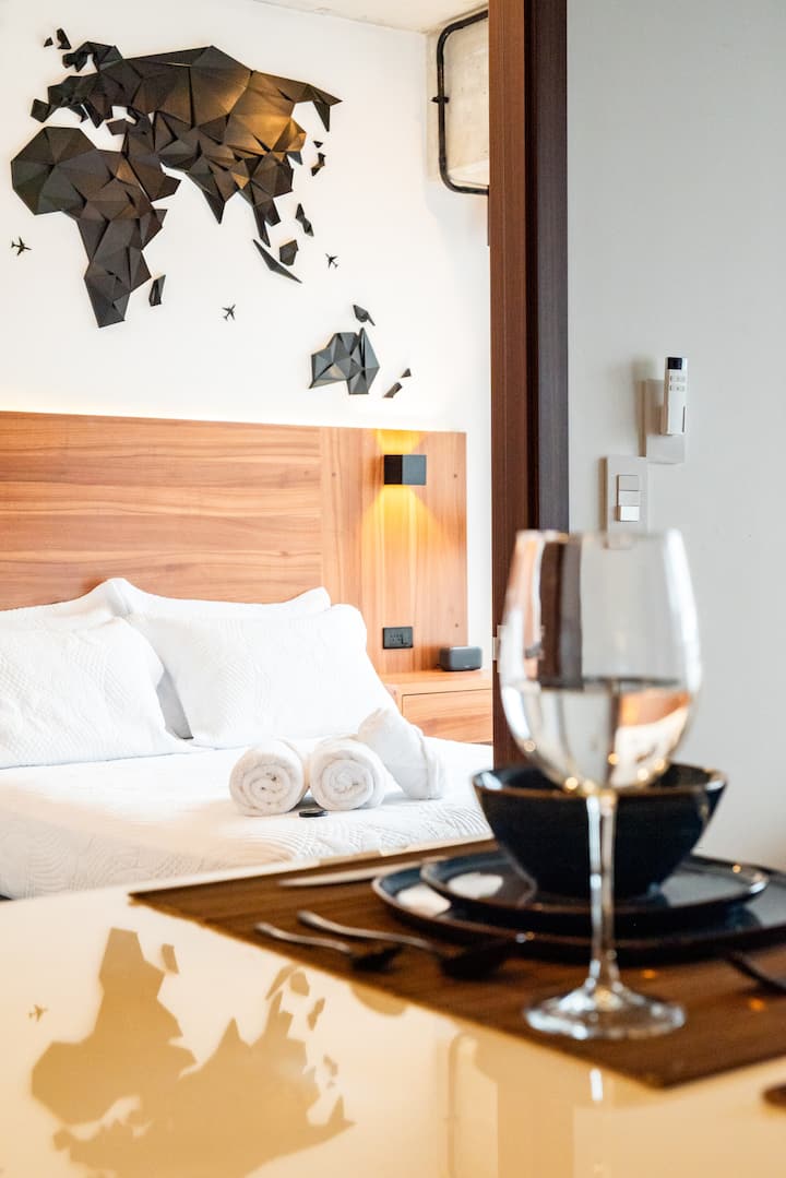 19th Floor, Sky Balcony Ac Fast Wifi Free Parking - Guatemala City