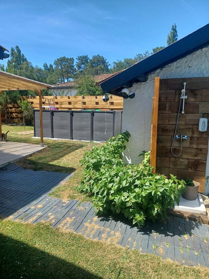 Maison à 5 Min De La Plage Avec Piscine Et Clim - Labenne