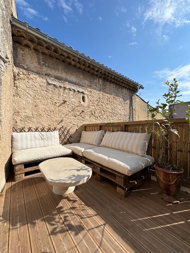 Maison De Village Avec Terrasse Centre Historique - Lambesc