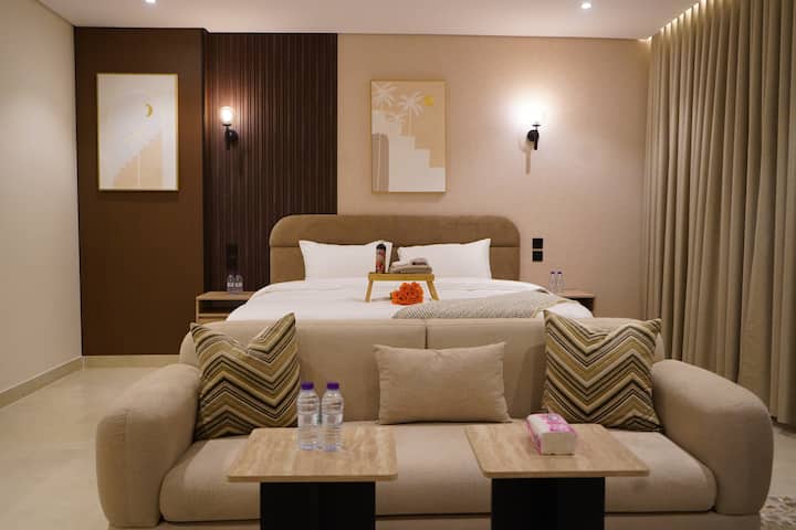 R Stay 01| شقة غرفتين  
نوم قريبة من المسجد النبوي - Medina