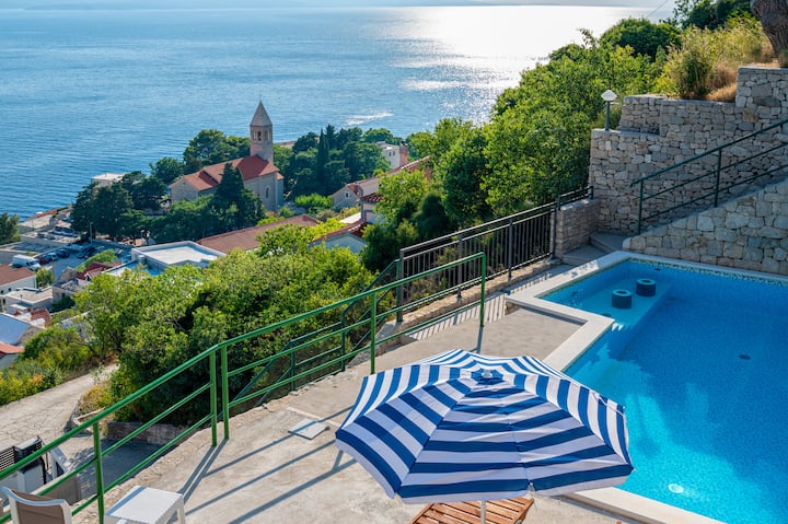 Apartment Brela Seaview With Swimming Pool - Brela