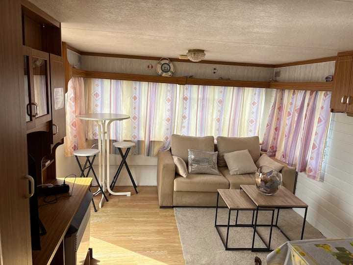 Caravane Au Camping La Falaise - Mers-les-Bains