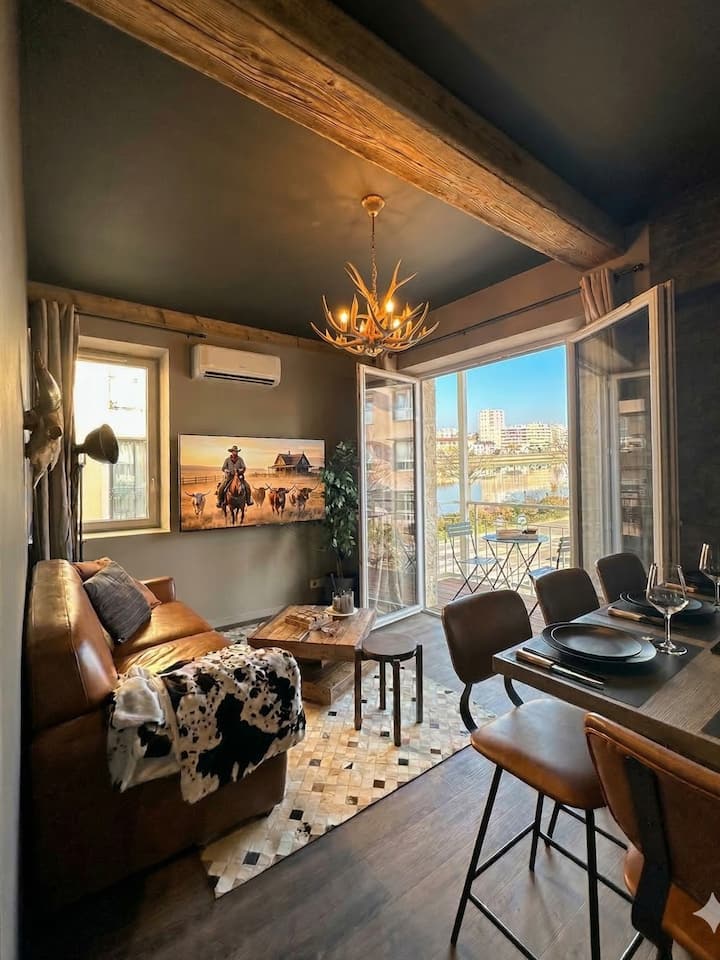 Le Austin - T2 - Balcon Vue Saône & Climatisé - Mâcon