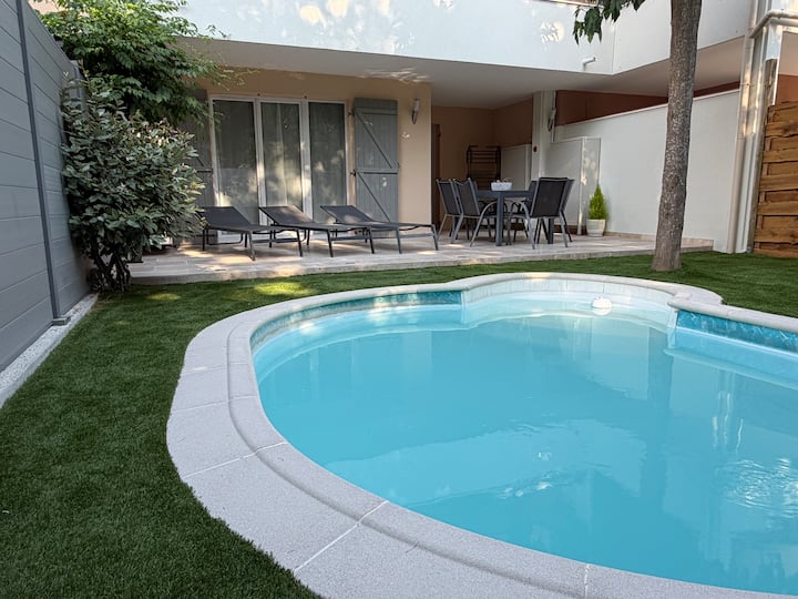 Appartement 3 Chambres - Jardin - Piscine Privée - Sainte-Maxime