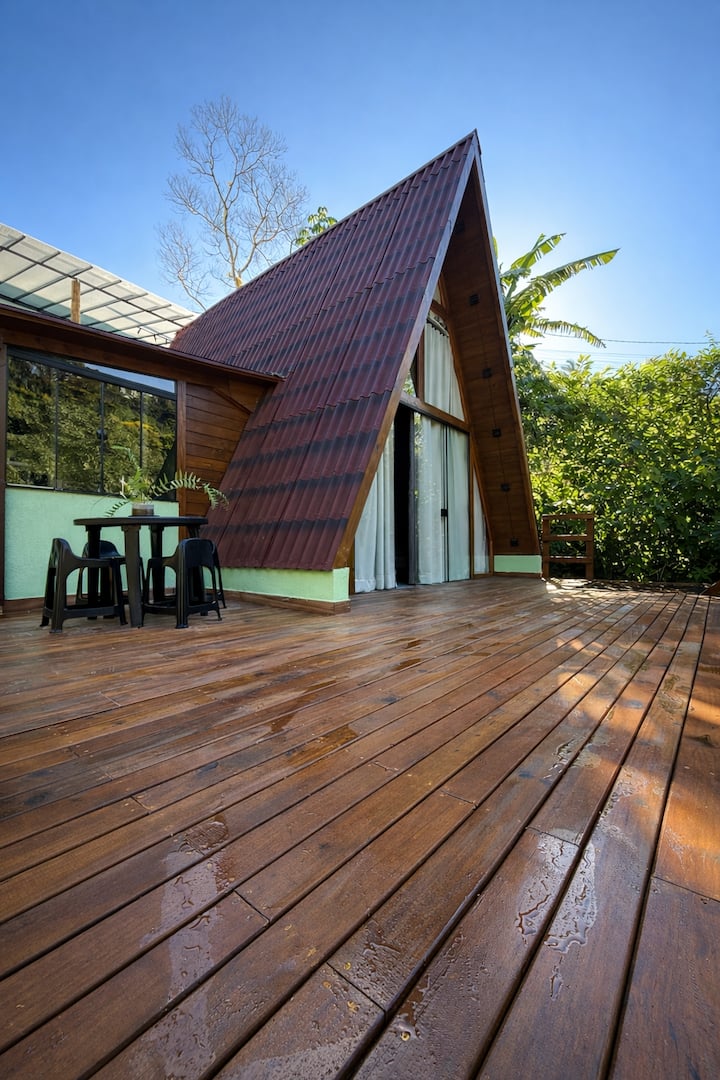 Chalé Romântico Na Serra Com Cachoeira Privativa! - Brazil