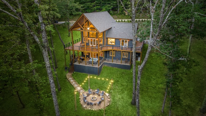 Theater Room/pool Table/firepit/hot Tub/generator - 블루 리지