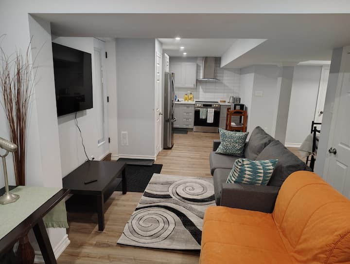 Bright & Modern 2 Bd Bsmt Suite • Near Canw & Vm - Vaughan