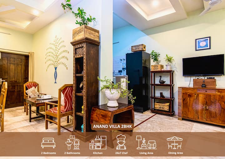 2bhk Anand Villa | Chef 24x7 | Full Kitchen - Jodhpur