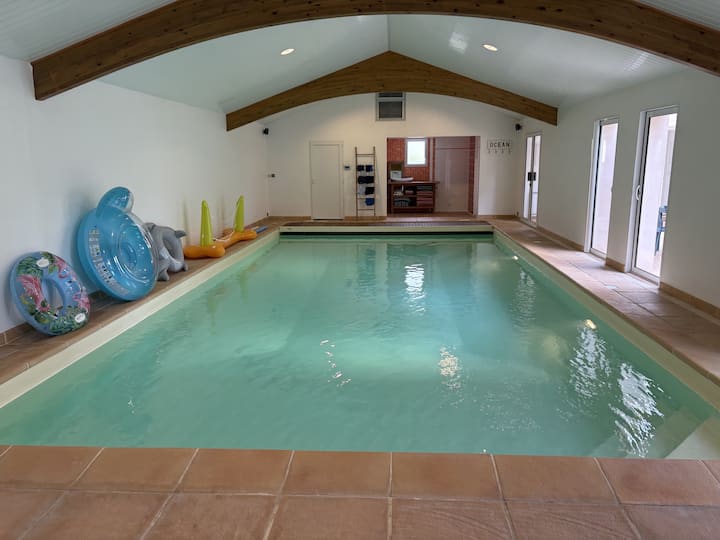 Villa O'jard-piscine Intérieure-prox Plage - Saint-Vincent-sur-Jard