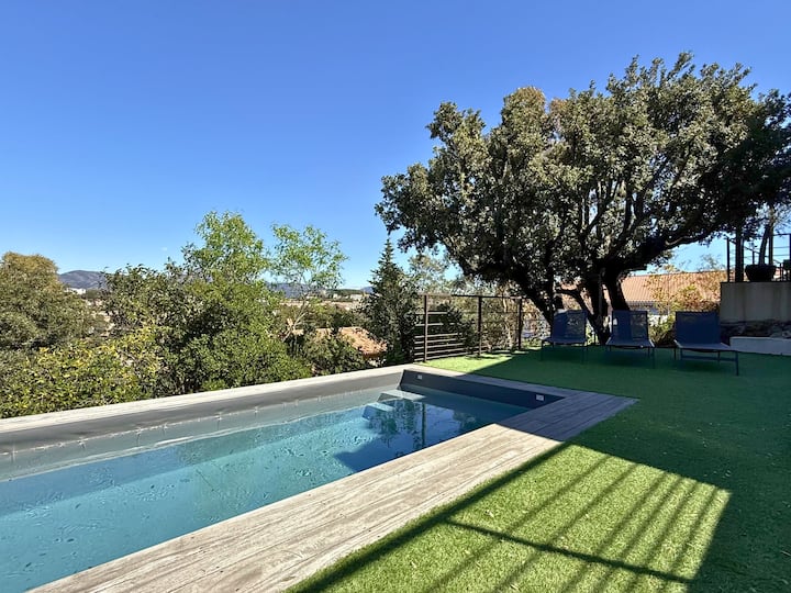 ÉLégante Villa, Piscine Chauffée & Climatisation - Saint-Raphaël