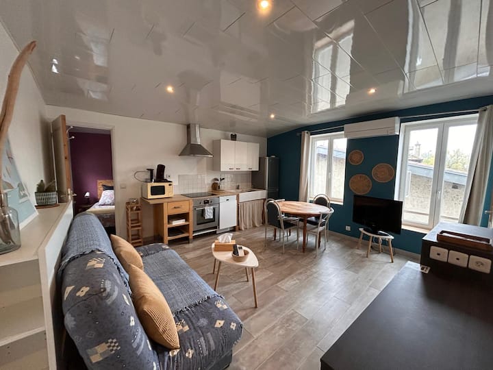 Charmant Gîte Indépendant - T2 Confortable - Safari de Peaugres